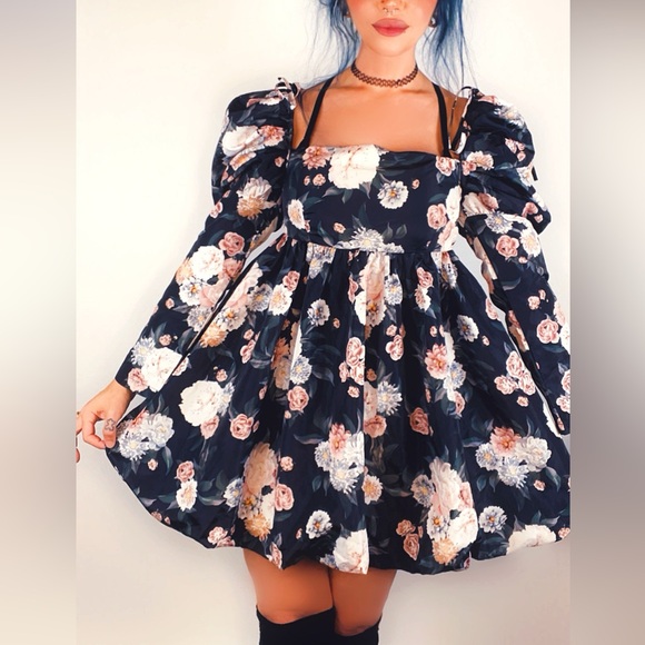 Buddy Love | Dresses | Nwot Buddy Love Stassie Puff Sleeve Baby Doll Dress | Poshmark